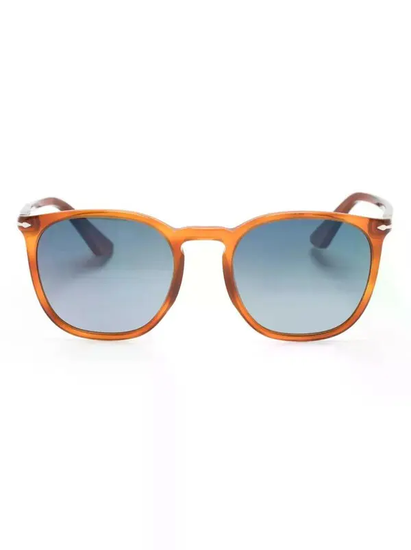 Persol Po3316s Round-frame Sunglasses - Orange