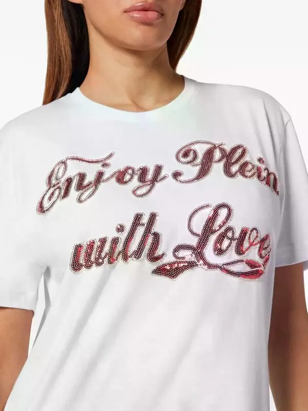 Philipp Plein Slogan-print Cotton T-shirt