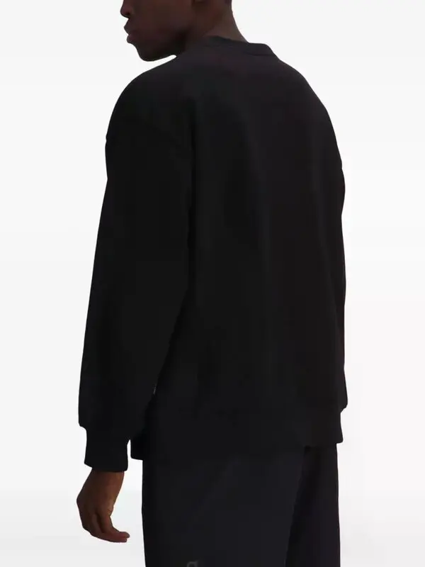 On Logo Print Sweatshirt - Black