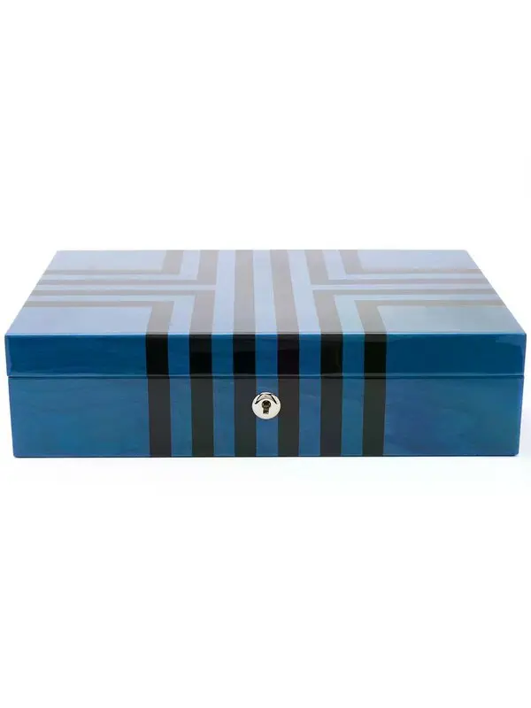 RAPPORT LONDON Labyrinth Ten Watch Box - Blue