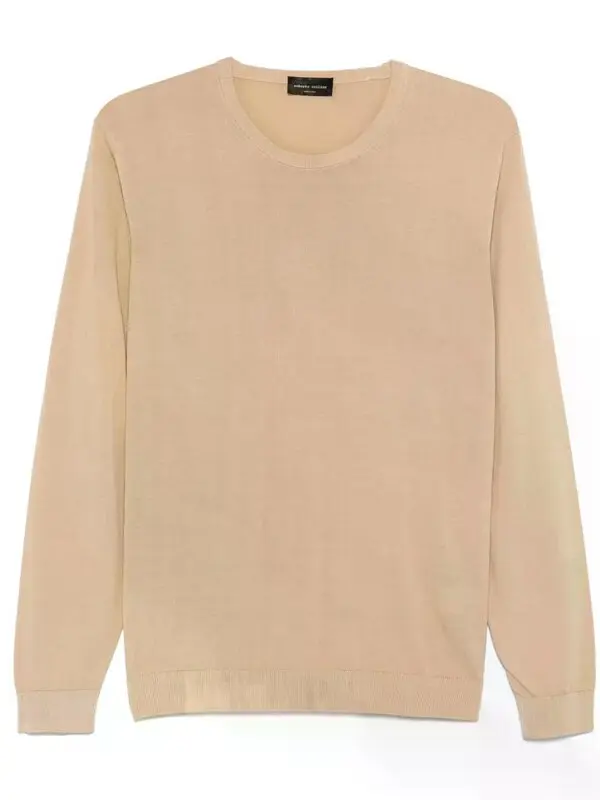 ROBERTO COLLINA Crew-neck Long Sleeve Sweater