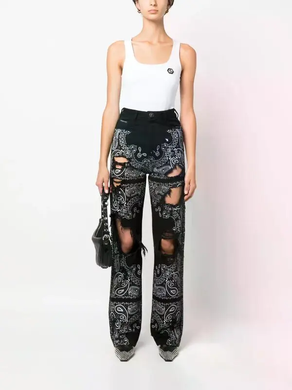Philipp Plein Logo-patch Tank Top