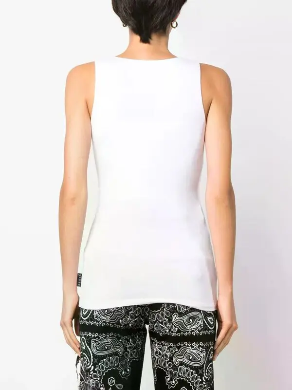 Philipp Plein Logo-patch Tank Top