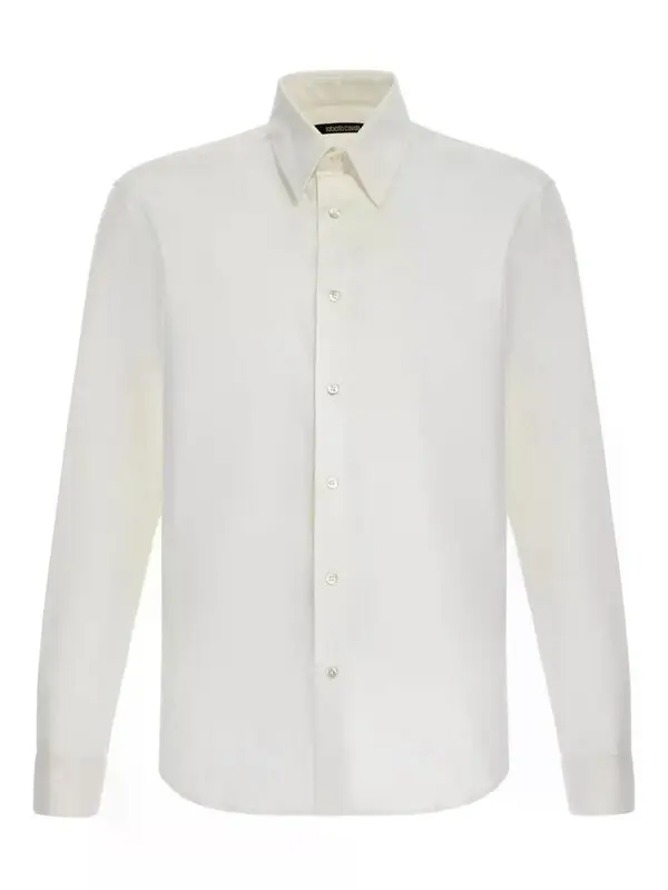 Roberto Cavalli Cotton Shirt - White