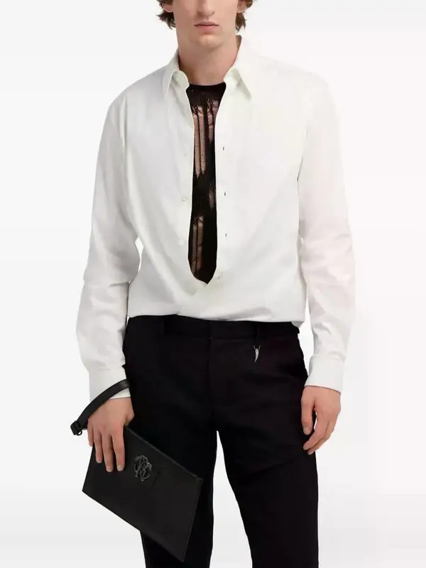 Roberto Cavalli Cotton Shirt - White