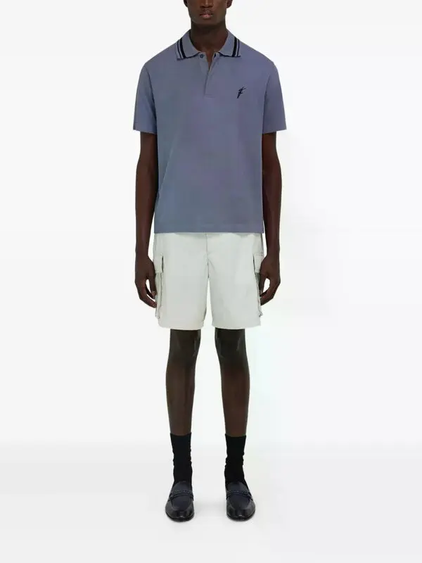 FERRAGAMO Piqué Polo Shirt