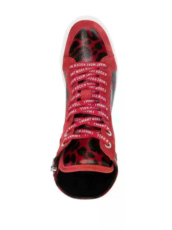 Zadig&Voltaire High Flash Panelled Sneakers