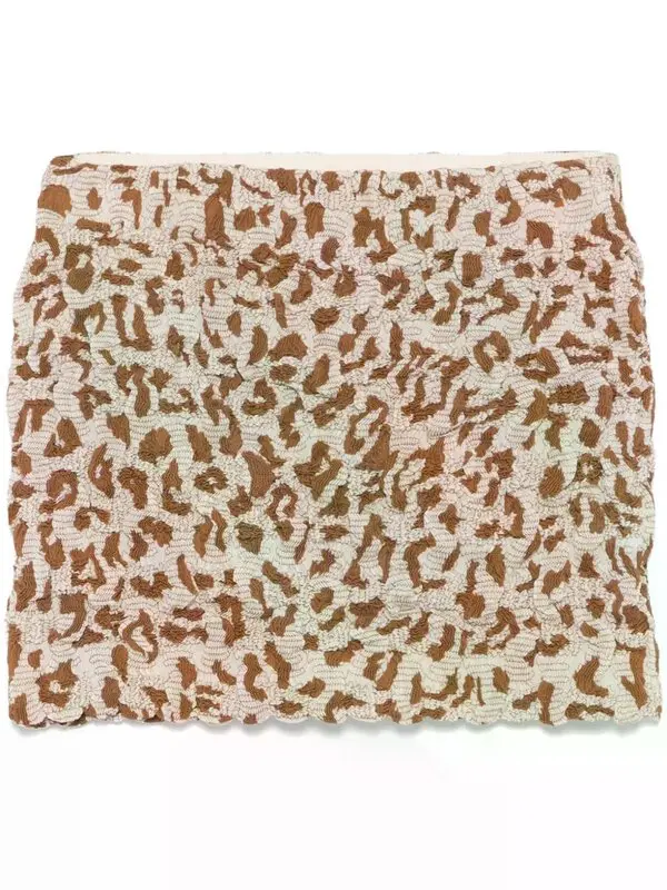 Nanushka Column Mini Skirt