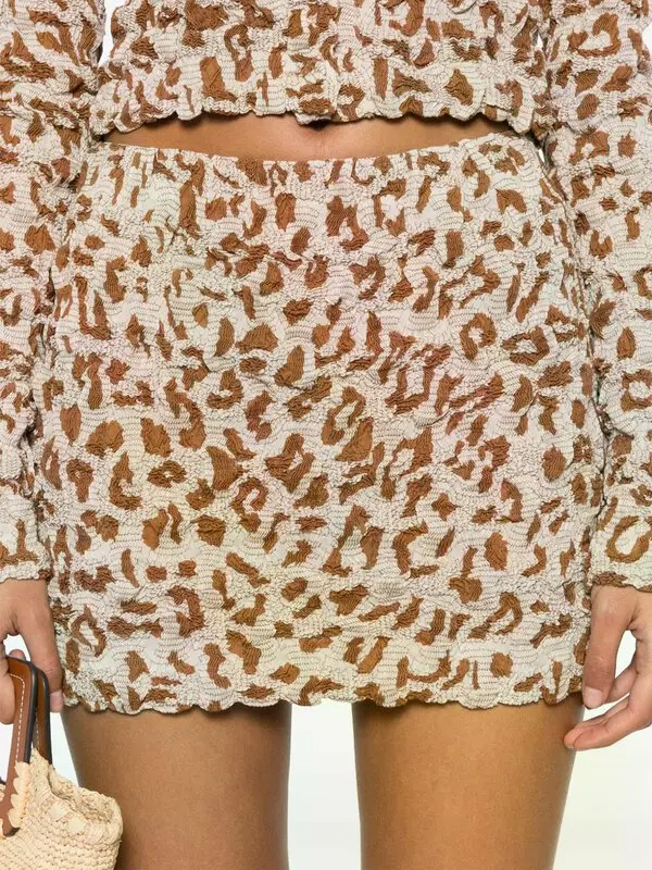 Nanushka Column Mini Skirt