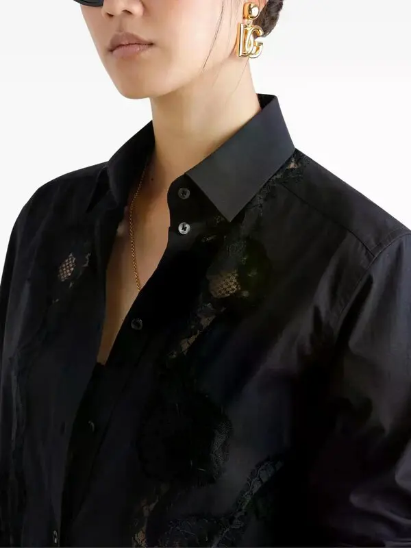 Dolce & Gabbana Lace-insert Shirt