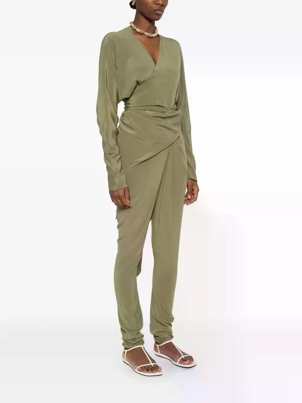 CORTANA Serp" Jumpsuit With Draped Design