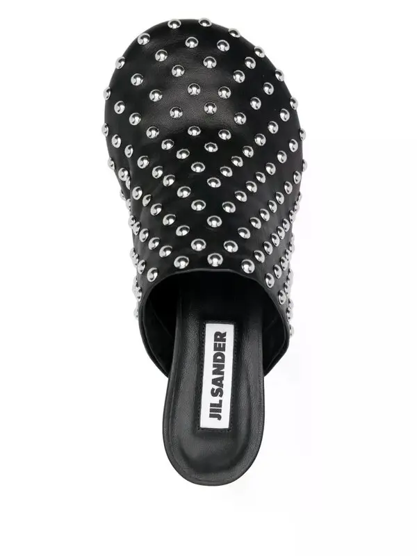 JIL SANDER 60mm Stud-embellished Mules