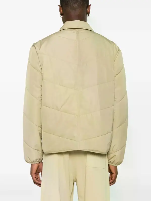 Maison Kitsuné Bold Fox Head Quilted Jacket - Neutrals