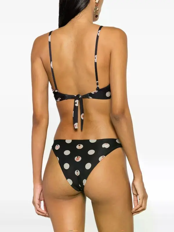 AMIR SLAMA Graphic-print Underwire Bikini