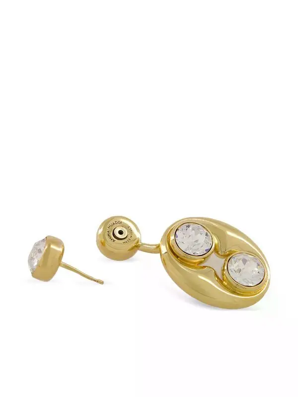 Amina Muaddi Iris Earrings