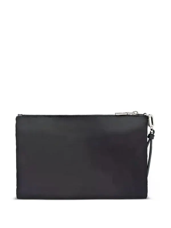 Prada Re-nylon Triangle-logo Clutch Bag