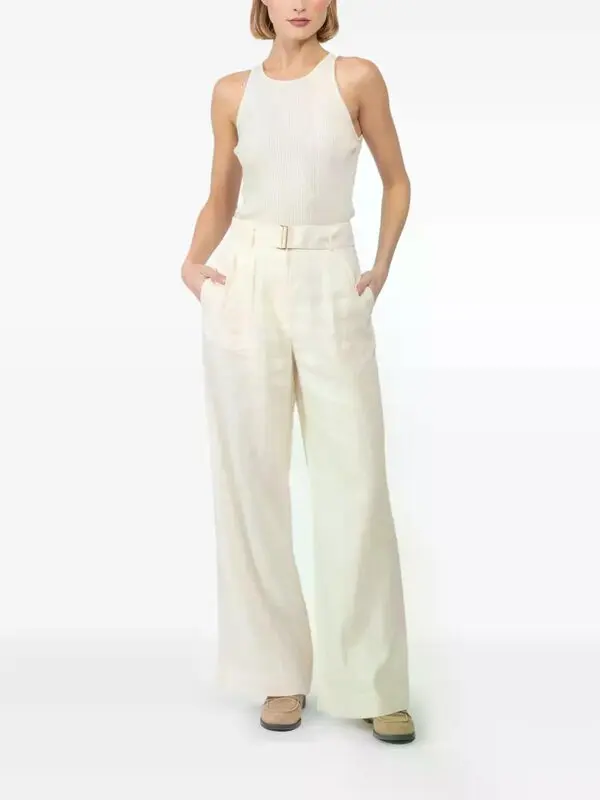 HEVRON Linen Trousers