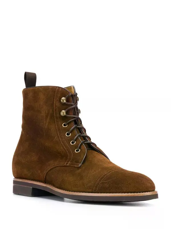 SCAROSSO Lace-up Ankle Boots