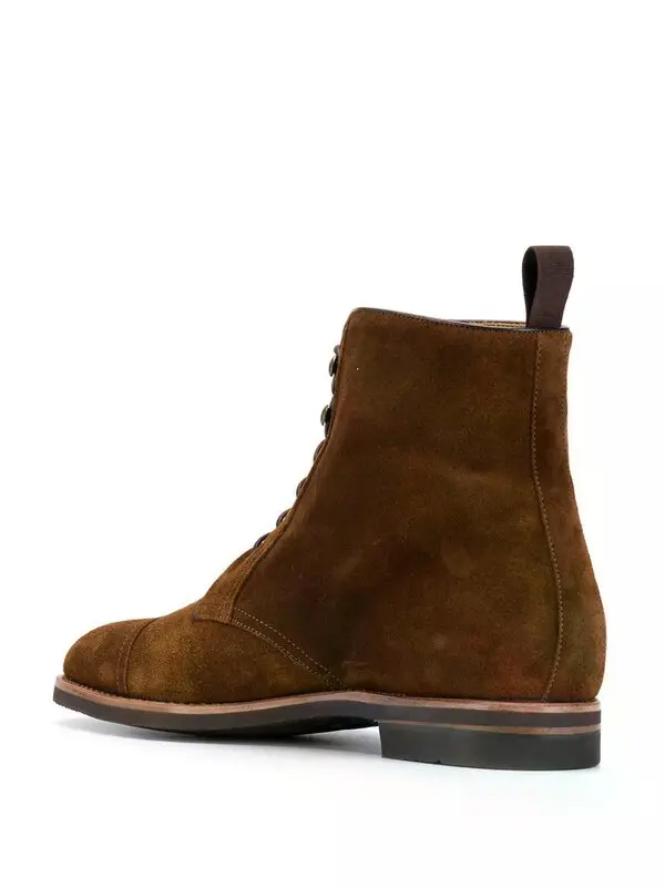SCAROSSO Lace-up Ankle Boots