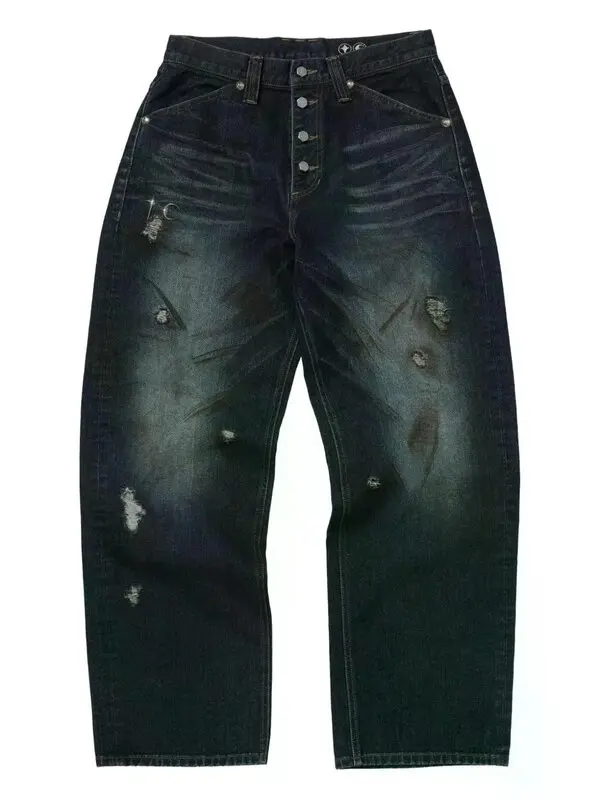 THUG CLUB Burn Down Jeans