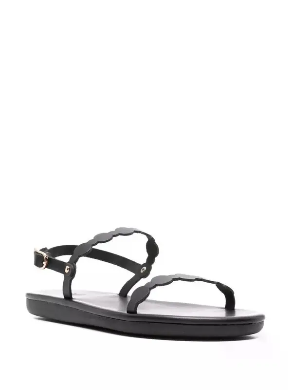ANCIENT GREEK SANDALS Orion Leather Sandals - Black