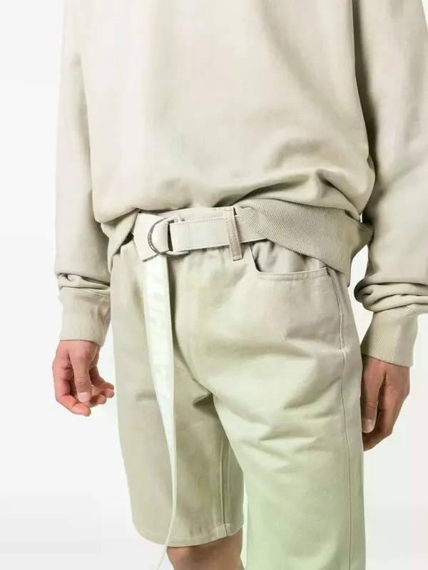 Off-White Belted Bermuda Shorts