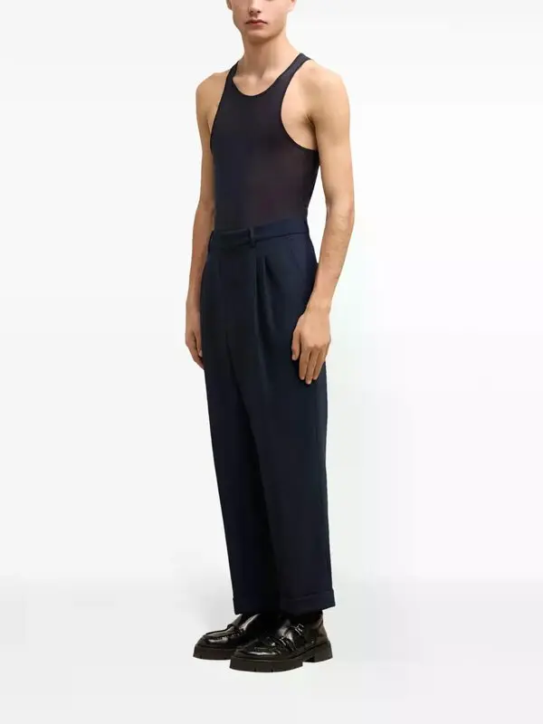 AMI Paris Tapered-leg Trousers