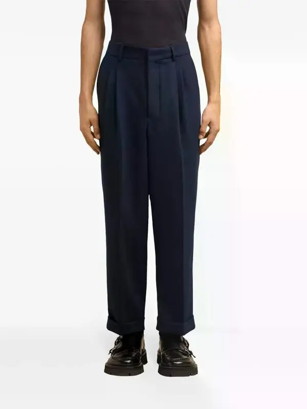 AMI Paris Tapered-leg Trousers