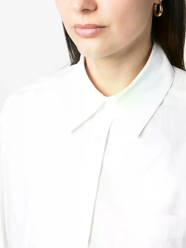Ba&sh Long-sleeve Cropped Shirt