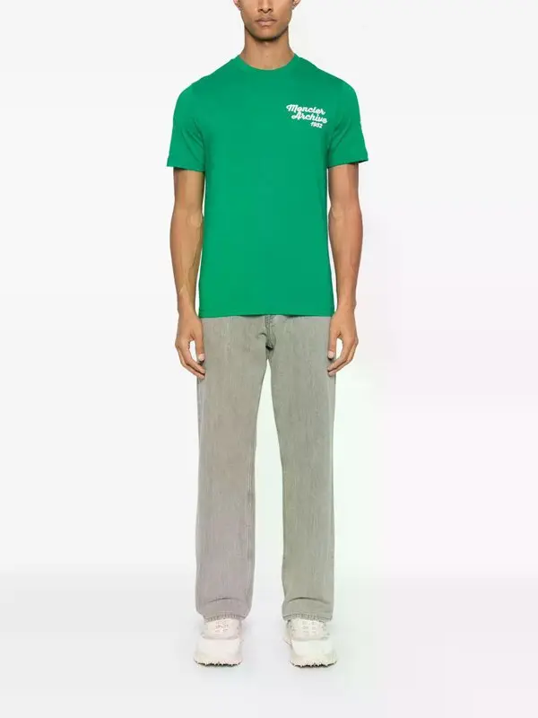 Moncler Logo-embroidered Cotton T-shirt