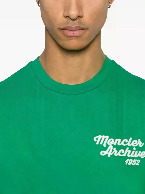 Moncler Logo-embroidered Cotton T-shirt