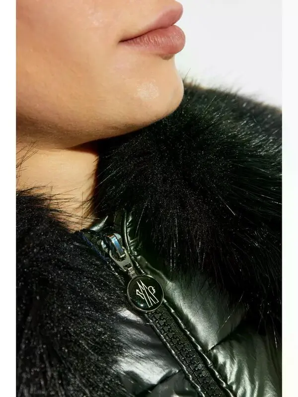 Moncler Anse Shearling-collar Down Vest