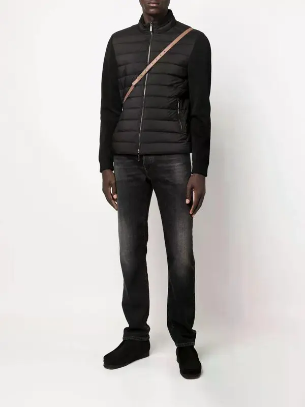 MOORER Padded Zip-up Down Gilet