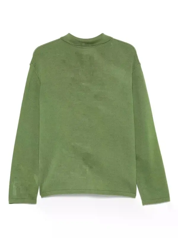 NAMACHEKO Bird Feather Long Sleeve Sweater
