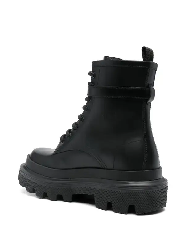Dolce & Gabbana Logo-buckle Boots