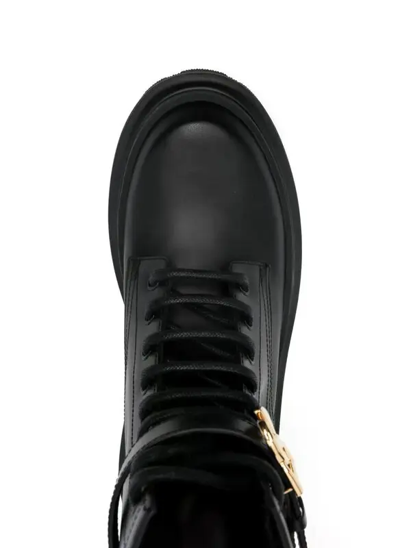 Dolce & Gabbana Logo-buckle Boots