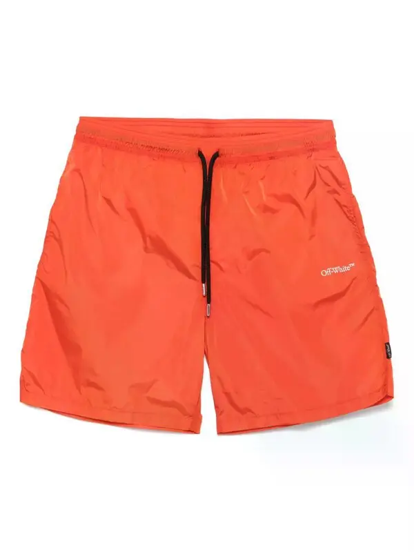 Off-White Arrows-motif Swim Shorts - Orange