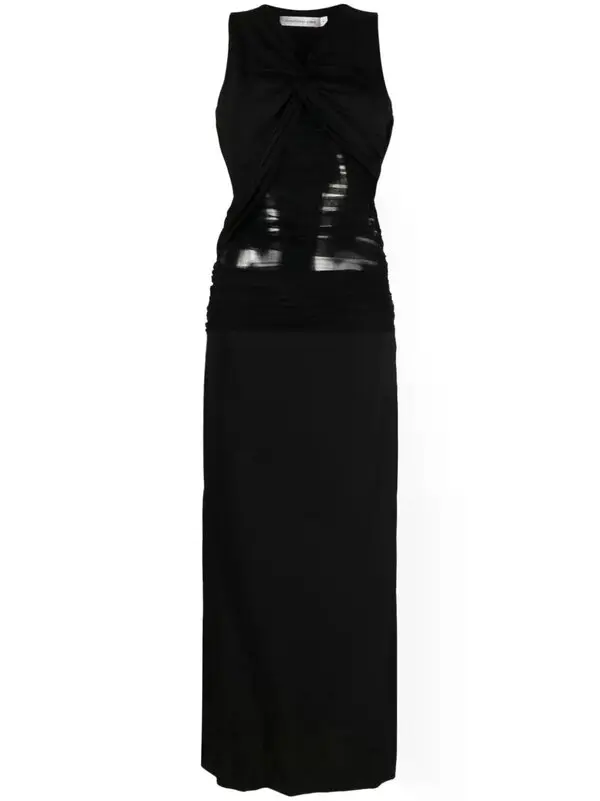 Christopher Esber Semblance Tulle-trim Ruched Dress