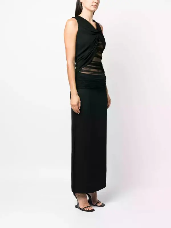 Christopher Esber Semblance Tulle-trim Ruched Dress