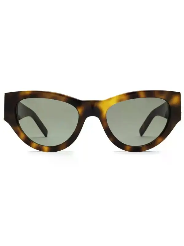 Saint Laurent Tortoiseshell Cat-eye Frame Sunglasses - Brown