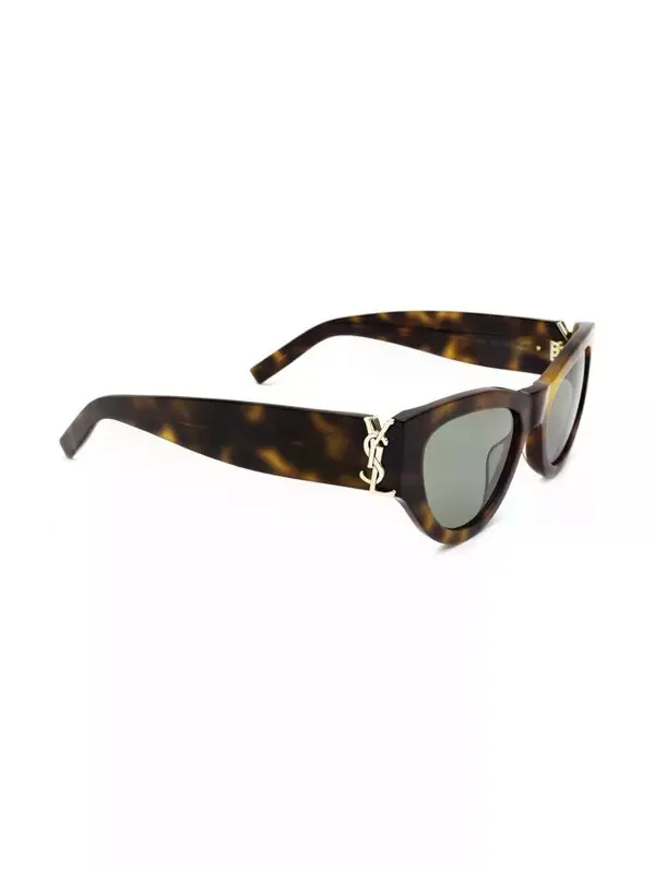 Saint Laurent Tortoiseshell Cat-eye Frame Sunglasses - Brown
