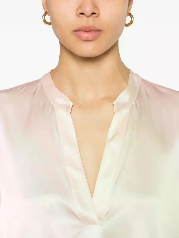 BLANCA VITA Satined Blouse