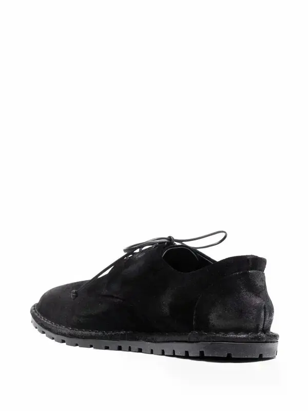 Marsèll Sancrispa Suede Derby Shoes - Black