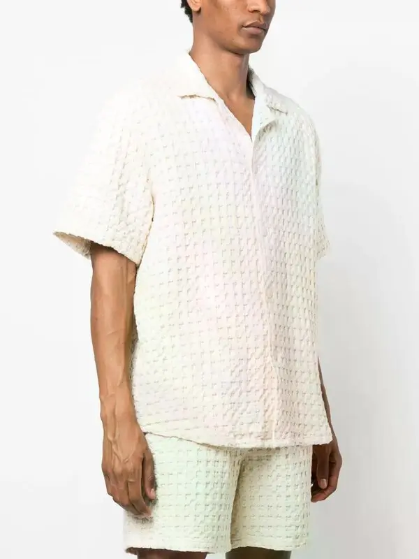 OAS Company Cuban-collar Woven Shirt