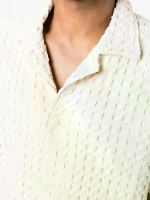 OAS Company Cuban-collar Woven Shirt