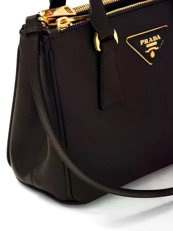 Prada Galleria Leather Mini Bag - Black