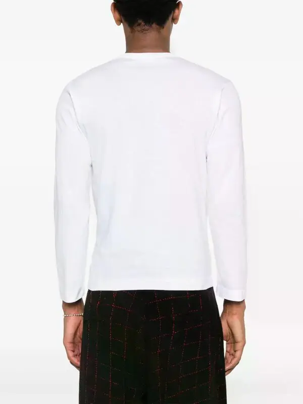 Play Comme Des Garcon Mini Heart-patch T-shirt