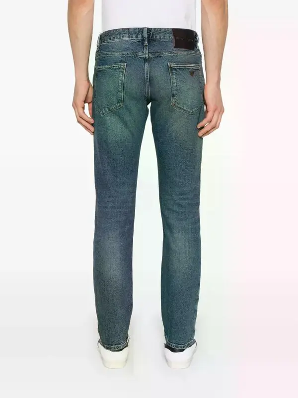Emporio Armani Logo-plaque Jeans