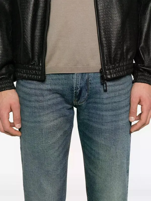 Emporio Armani Logo-plaque Jeans