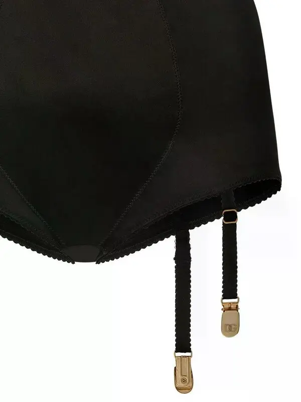 Dolce & Gabbana Dg-logo High-waisted Satin Briefs